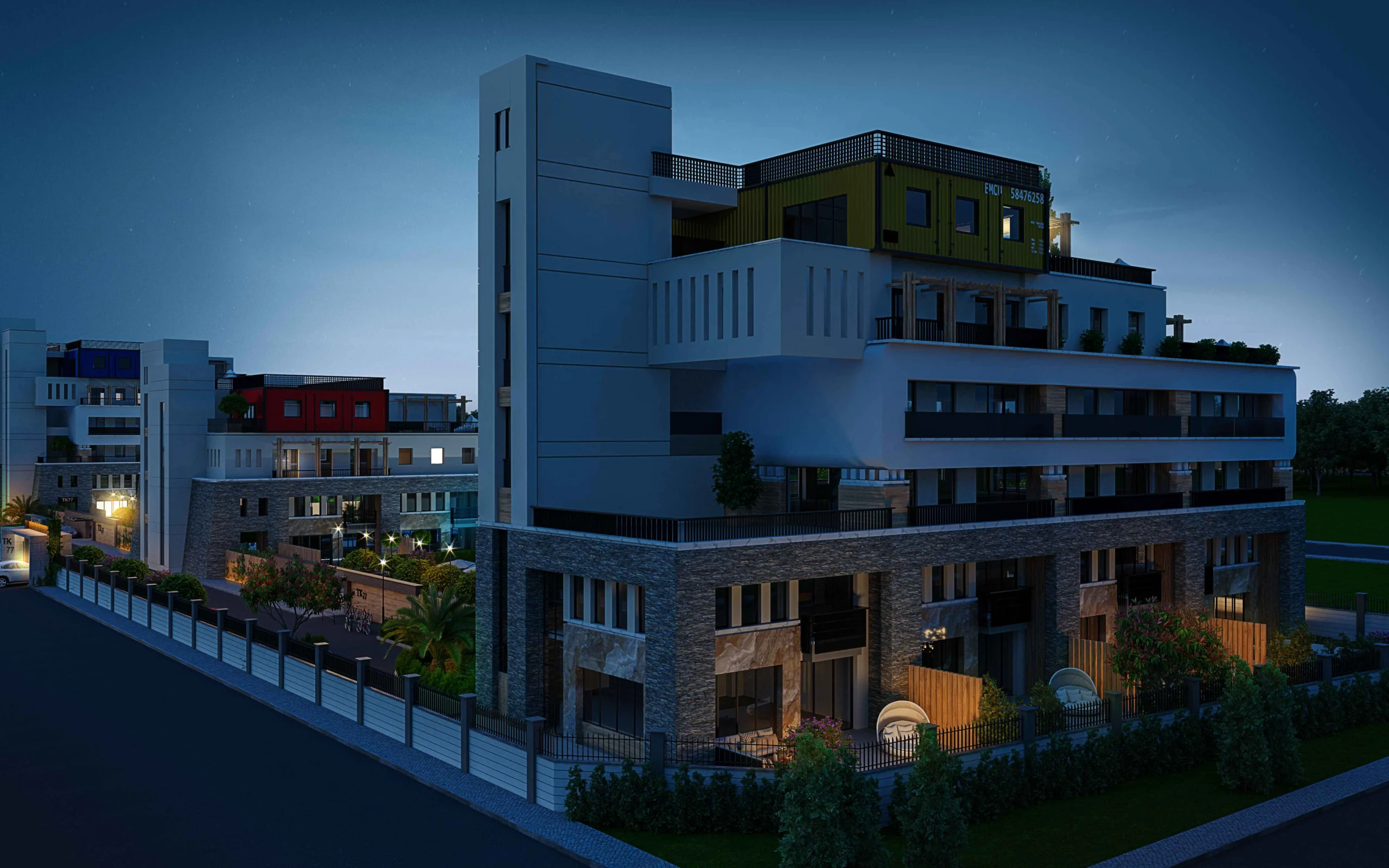 TK 77 Residence – Pyramid Towers