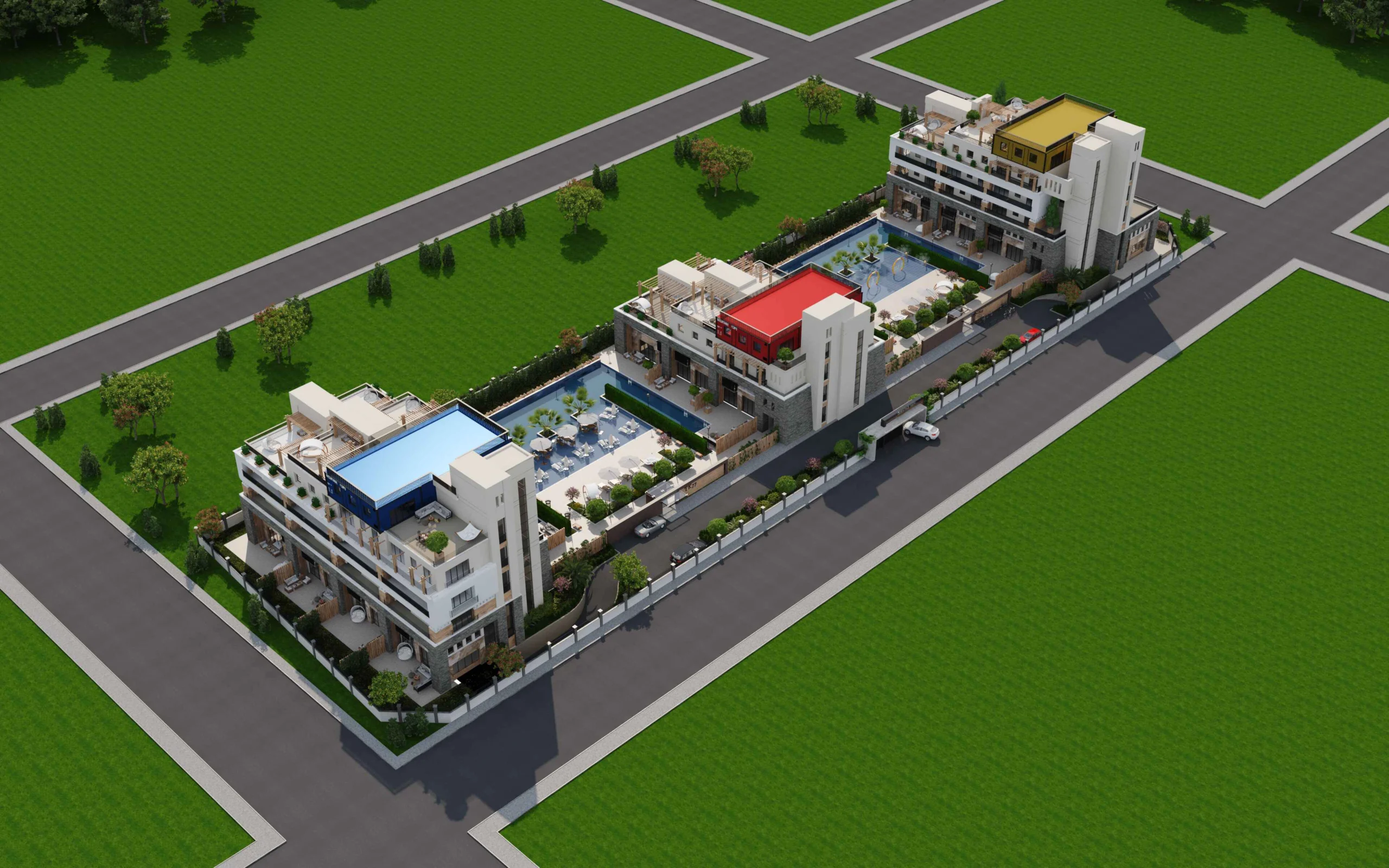 TK 77 Residence – Pyramid Towers